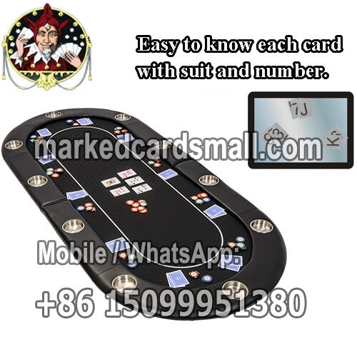 Poker Table with Cameras for Gambling Cheating